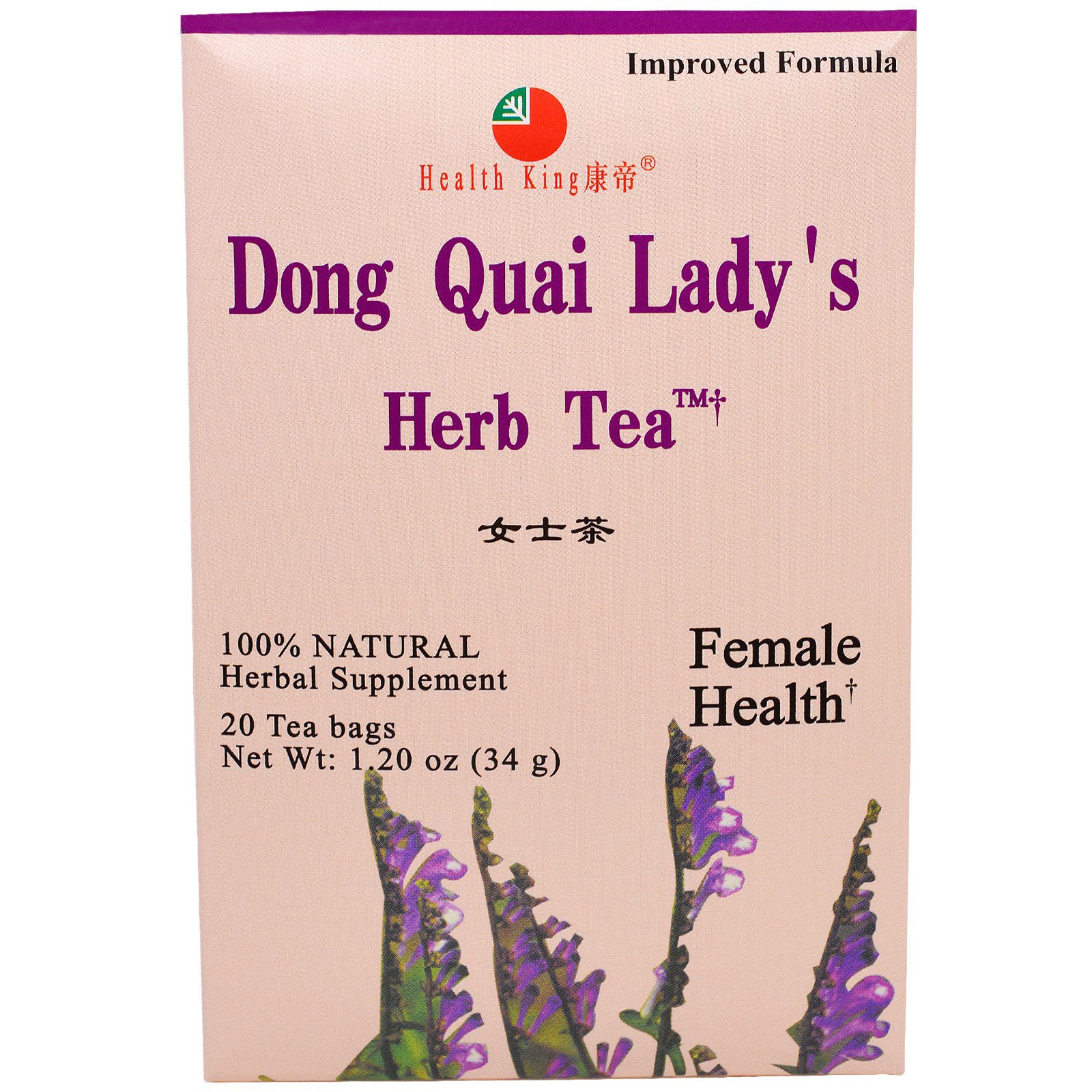 Health King: Dong Quai Lady's Tea 20 BAG – Ancient ApotheCare